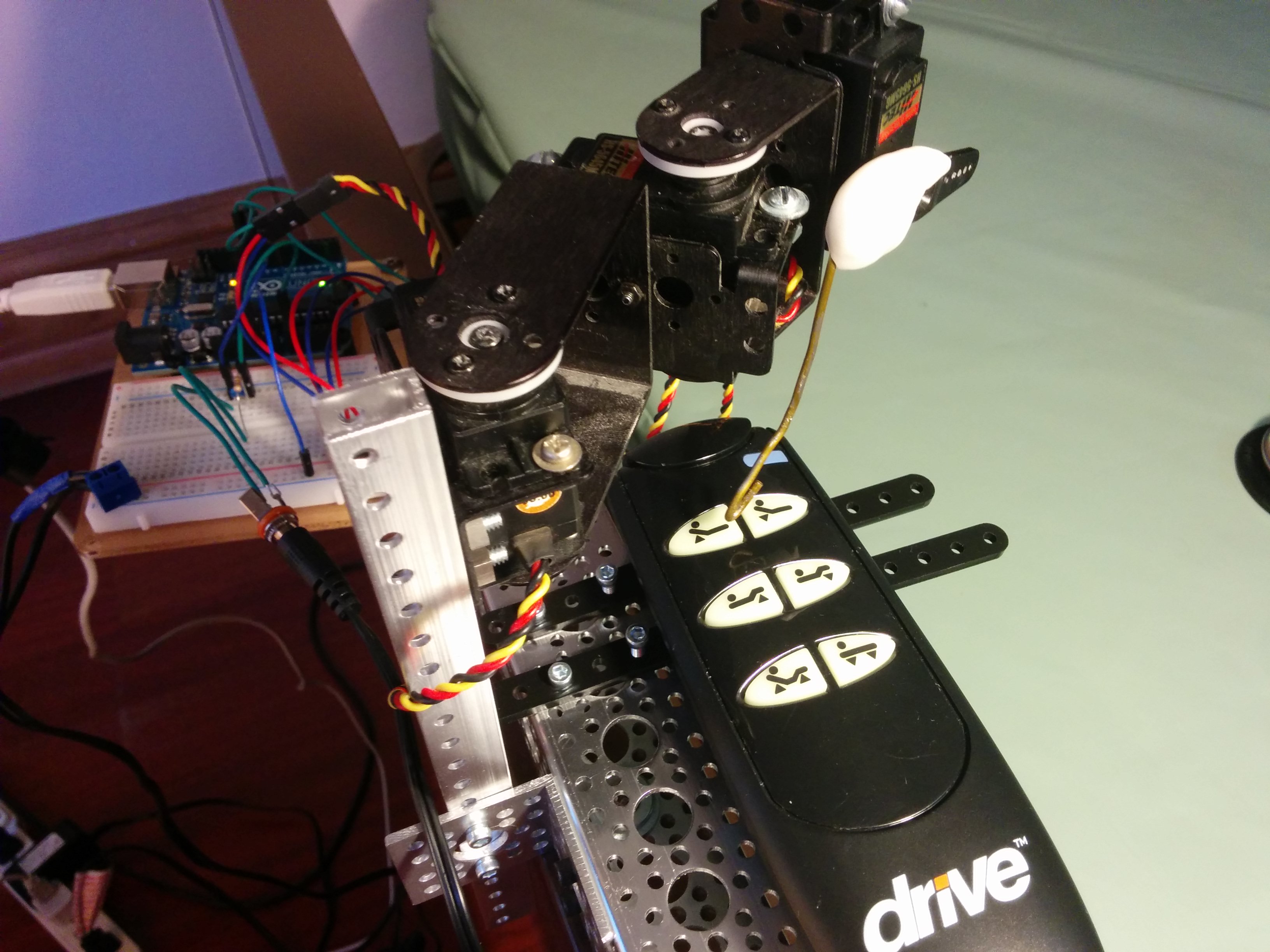 Universal Button Pusher – Bob's Electronics Projects