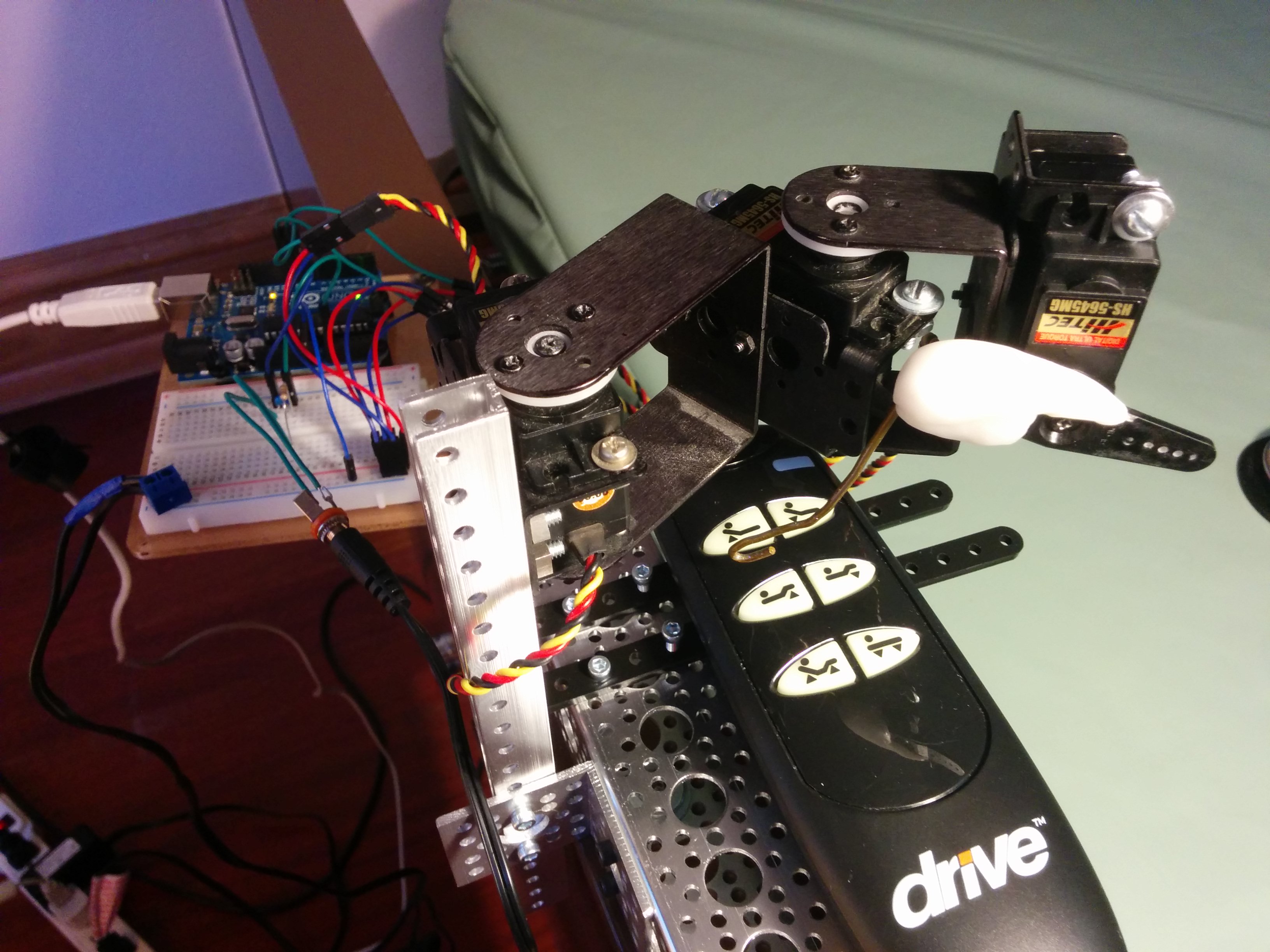 Universal Button Pusher – Bob's Electronics Projects