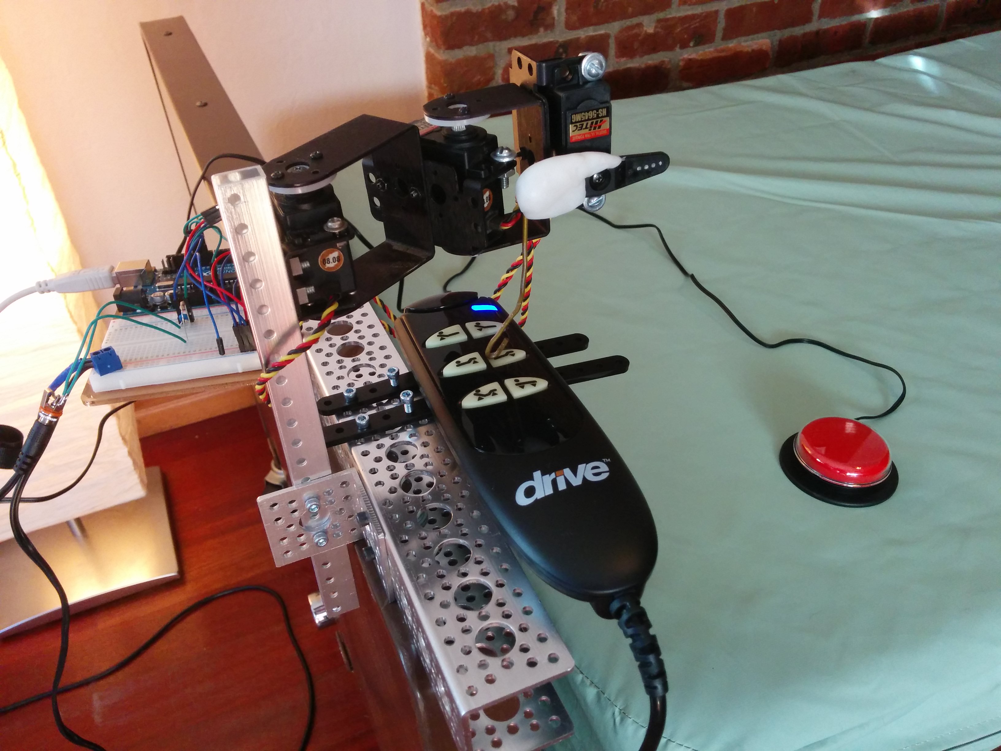 Universal Button Pusher – Bob's Electronics Projects